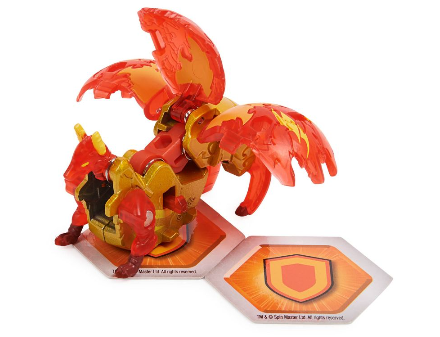 Bakugan Evolutions Blitz Fox Platinum Series figur RØD - Andre tal ...