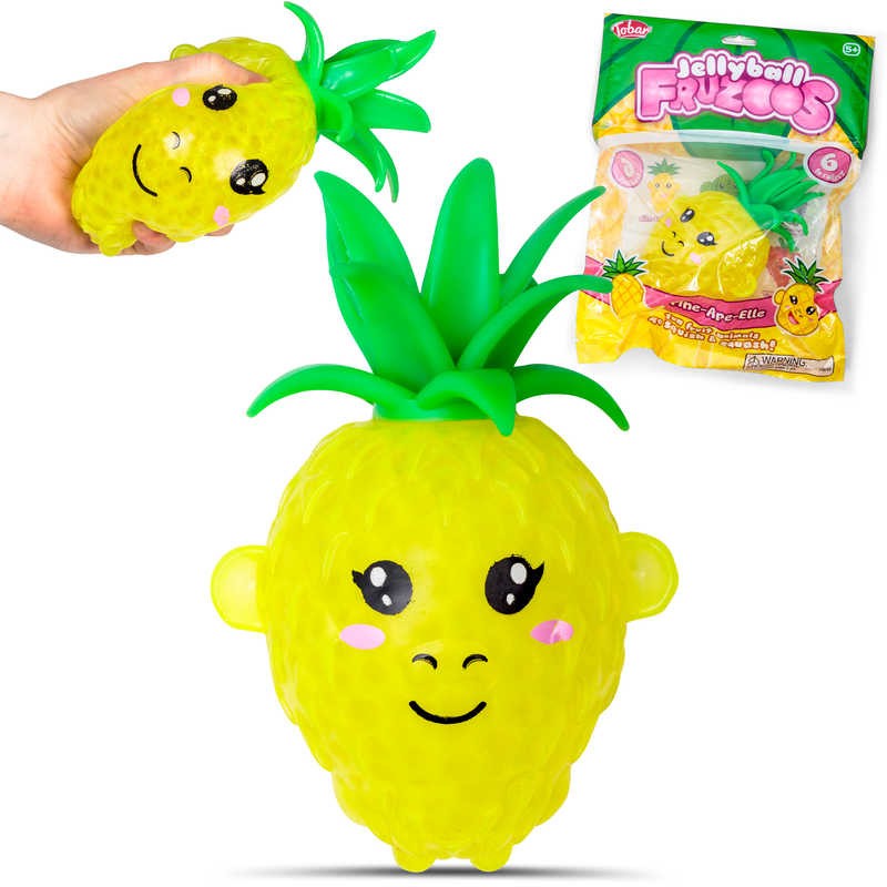 Fruzoos Jellyball Pine-Ape-Elle Squishy - Squishy - Modellervoks, Slime ...
