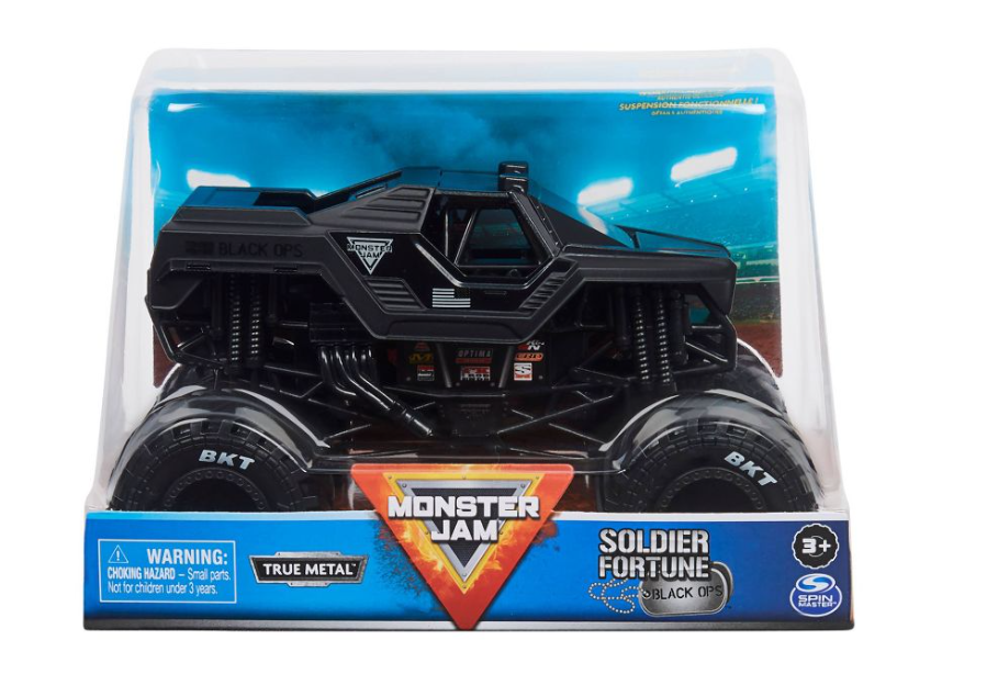 Monster Jam 1:24 Soldier Fortune Black OPS - Monster Jam - VAREMÆRKER ...