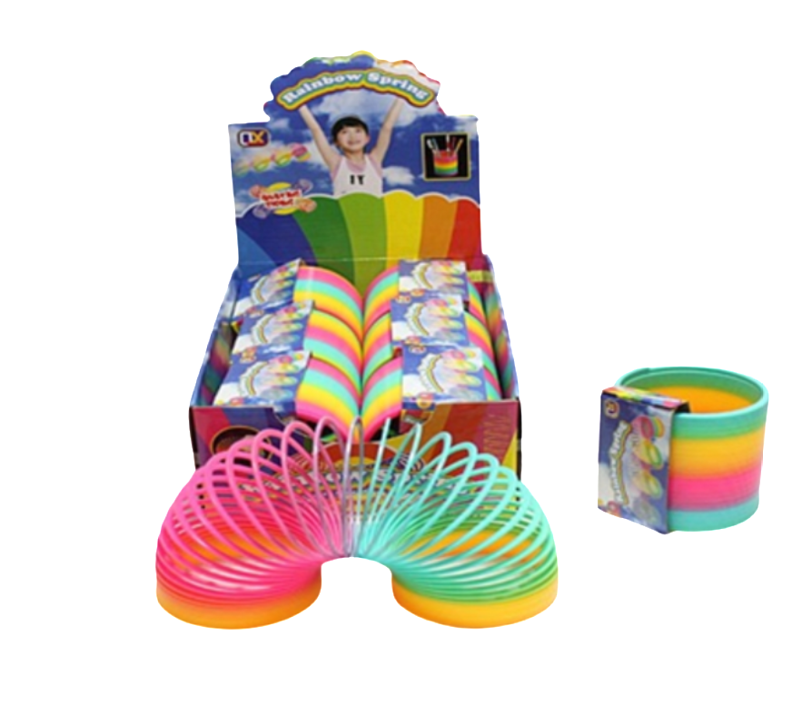 Rainbow Spring slinky 1-pak - Eksperiment - Eksperiment & videnskab ...